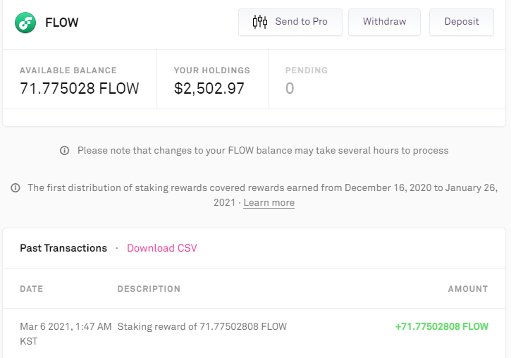 FLOW 코인리스트 2차이자분 지급 - 원금의 2.5배 추가 회수! : 네이버 블로그