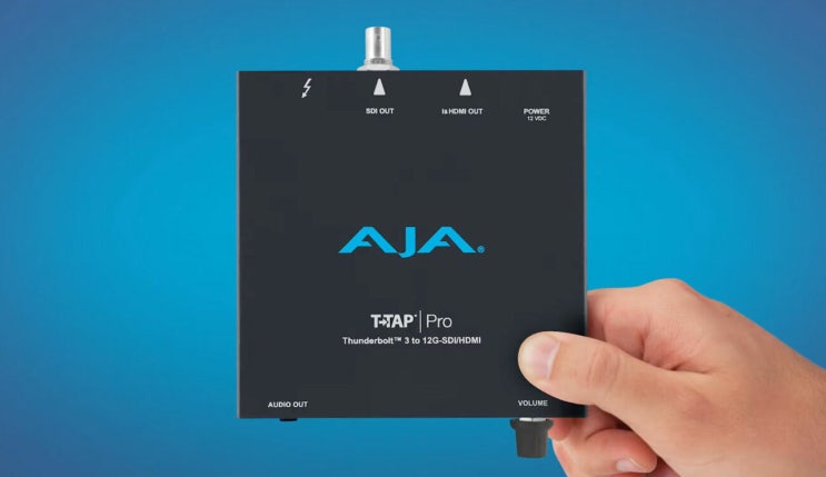 AJA T-TAP Pro Thunderbolt 3,4K HDMI 2.0 및 12G-SDI 출력 박스 출시(번역) : 네이버 블로그