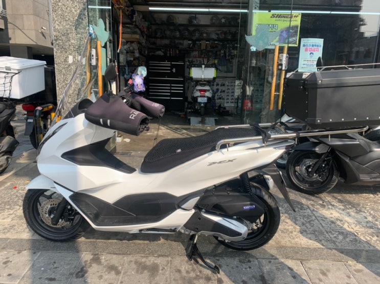 Pcx abs출고 중랑구 스텐짐대 작업 추천 : 네이버 블로그