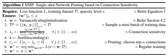SNIP: Single-Shot Network Pruning based on Connectivity Sensitivity ...