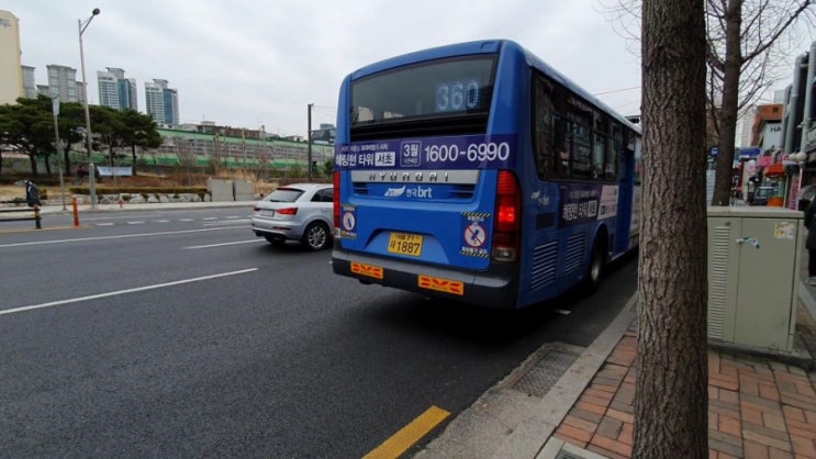 한국BRT 360번 뉴슈퍼에어로시티 F/L CNG 13.7 (1887) : 네이버 블로그