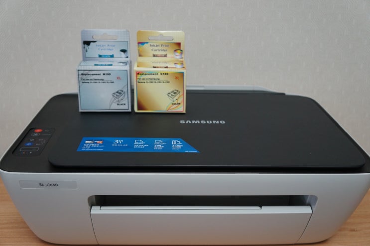 삼성 SL-J1660 프린트 재생 잉크 카트리지 교체 방법 : 네이버 블로그