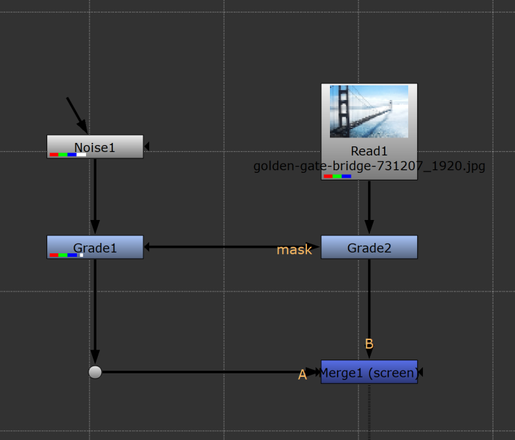 [nuke] grade 마스크를 이용하여 안개 합성 : 네이버 블로그