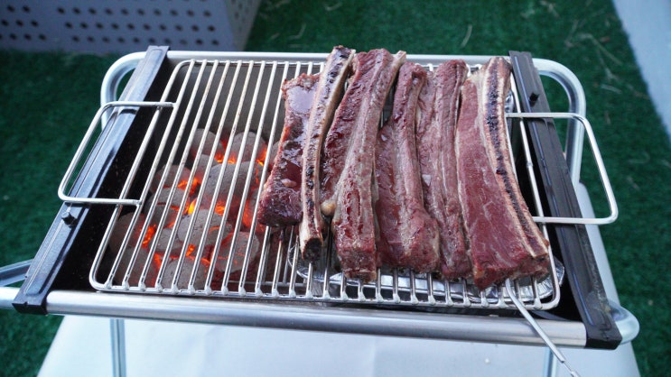 캠핑 소고기 우대갈비 굽는법 잘 굽기 네이버 블로그