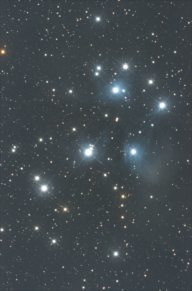 M45 ﻿플레이아데스성단(Pleiades star cluster) : 네이버 블로그