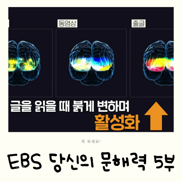 Ebs 당신의 문해력 재방송으로 당신의 문해력 5부 정리했어요 네이버 블로그