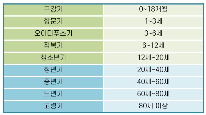 정신 분석적 발달이론 아동 발달 기본 개념 퇴행과 고착구강기 항문기 오이디푸스기 잠복기 요람에서 무덤까지 네이버 블로그