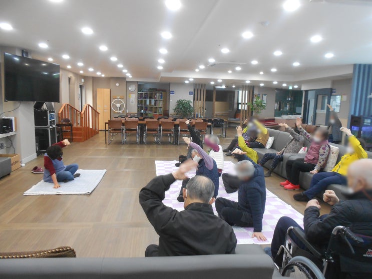 정평실버복지센터 주간보호 치매예방체조 인지프로그램미술활동 노인프로그램 주간보호프로그램 네이버 블로그