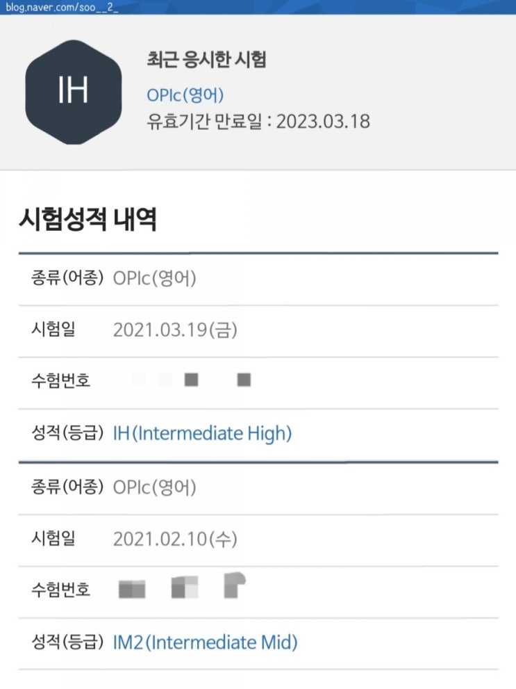 오픽(OPIC) IH 시험 후기: 오픽 서베이, 시험 질문 : 네이버 블로그