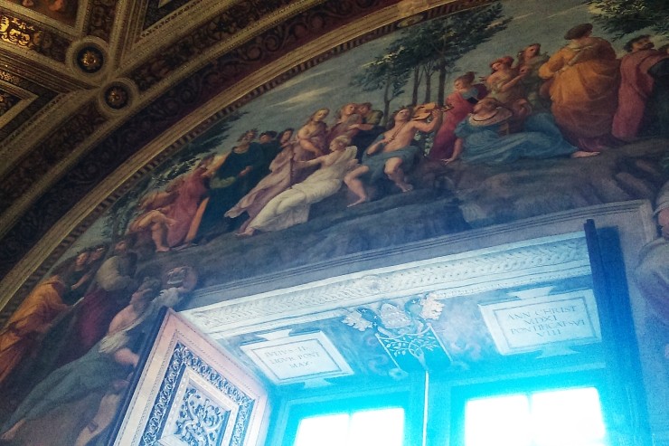 파르나소스(Il Parnaso), Stanza della Segnatura, Musei Vaticani, Rome : 네이버 블로그