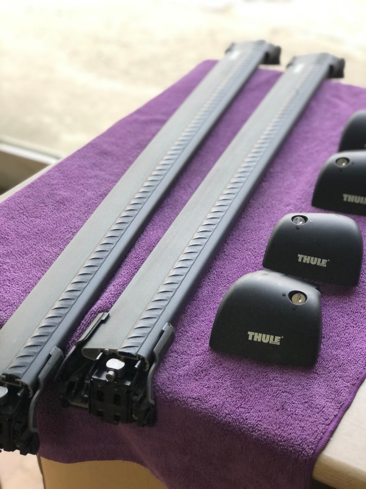 [중고가로바 전문 거래] Thule 툴레 윙바엣지 9596 블랙, 저상가로바 : 네이버 블로그