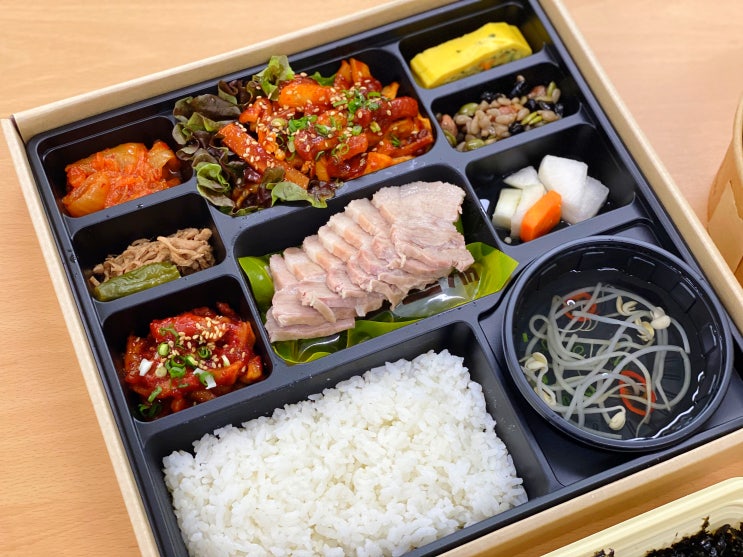 원할머니보쌈족발 상암동 맛집 점심 메뉴로 완벽한 보쌈오징어볶음도시락 La갈비덮밥 네이버 블로그