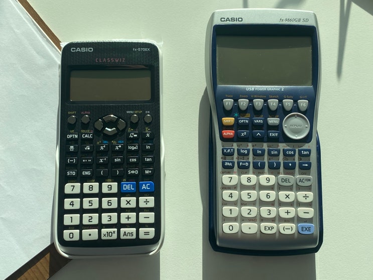 기사 시험을 위한 계산기 기변(카시오 FX-570EX 리뷰) : 네이버 블로그
