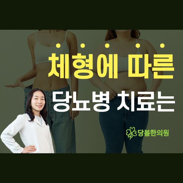 당뇨병 치료법 체형에 따른 당뇨한방치료 당봄한의원 네이버 블로그