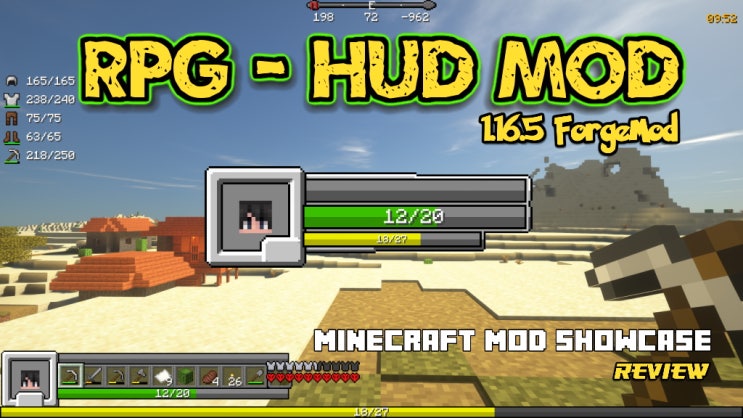 [모드][1.20.1][Forge/Fabric] RPG-Hud 모드 (RPG-Hud mod) : 네이버 블로그