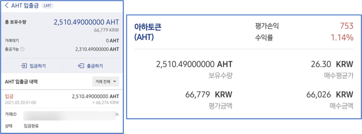 아하토큰(AHT) 전망, 시세 및 보상시스템, 거래소 출금 방법 : 네이버 블로그