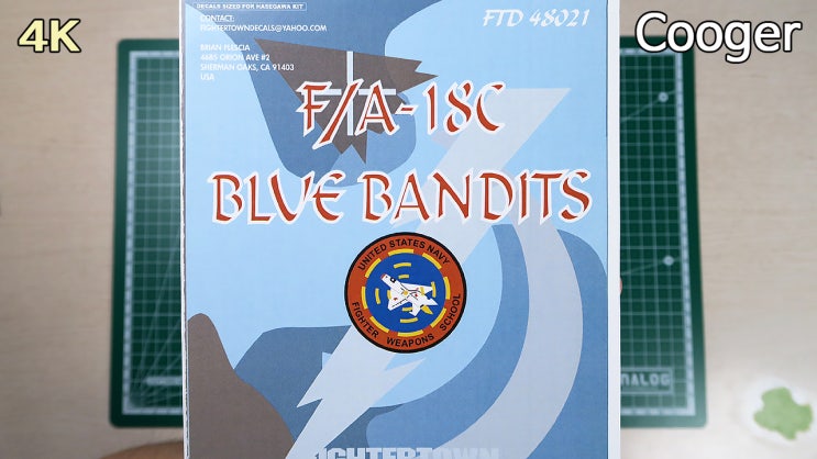 F/A-18C Blue Bandits VFC-12 & NSAWC 1/48 Fightertown Decals (파이터타운 데칼 ...