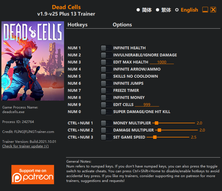데드 셀 트레이너 (Dead Cells Trainer) : 네이버 블로그