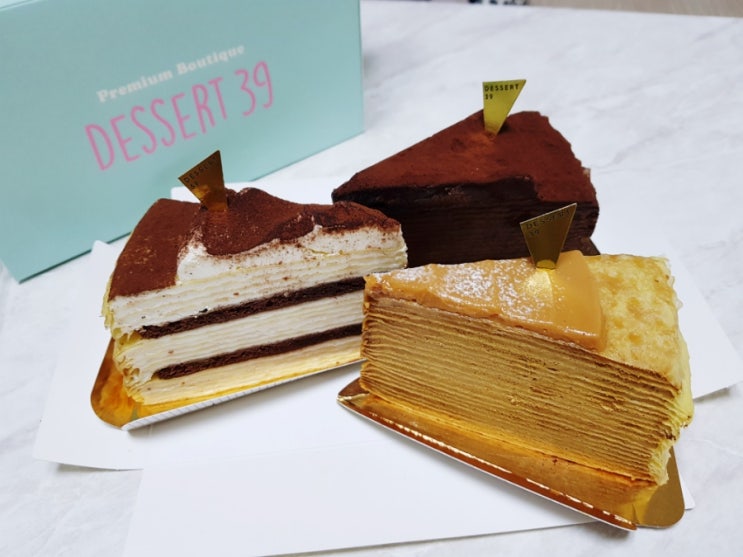 조각케이크추천 크레이프케이크 찐 맛집 디저트39 : 네이버 블로그