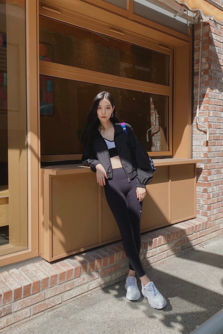 디스커버리 키높이 여성 운동화 조거플렉스 애슬레저룩 레깅스 코디에 완벽 매칭 네이버 블로그