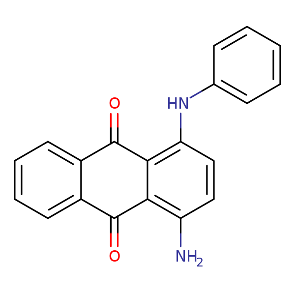 C.I. Solvent Blue 68; 1-Amino-4-anilinoanthraquinone; Oracet Blue 2R ...