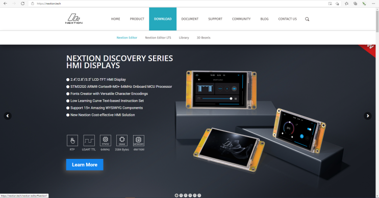 [Nextion Editor] 넥션 에디터 설치부터 SD 카드로 텍스트 업로드까지!! : 네이버 블로그