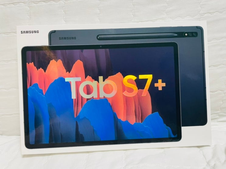 [갤럭시탭S7+] 갤탭언박싱 : 네이버 블로그