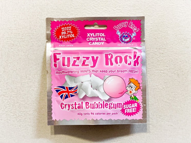 이닦고 먹어도 되는 사탕이라니! 내돈내산 퍼지락 자일리톨 크리스탈 캔디 구입 후기(fuzzy rock xylitol ...