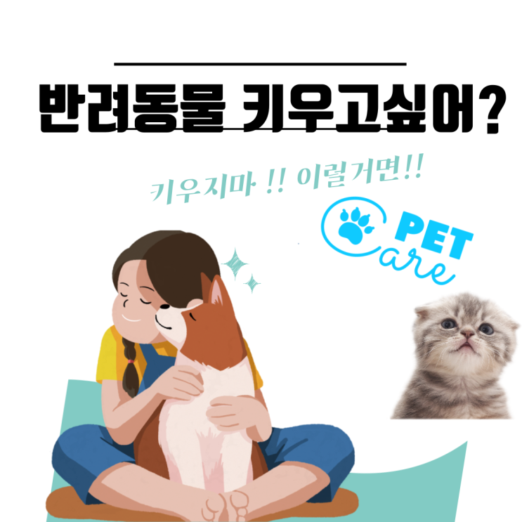 [꼭! 읽어봐!] 반려동물 키우고 싶어? 다시 생각해! : 네이버 블로그