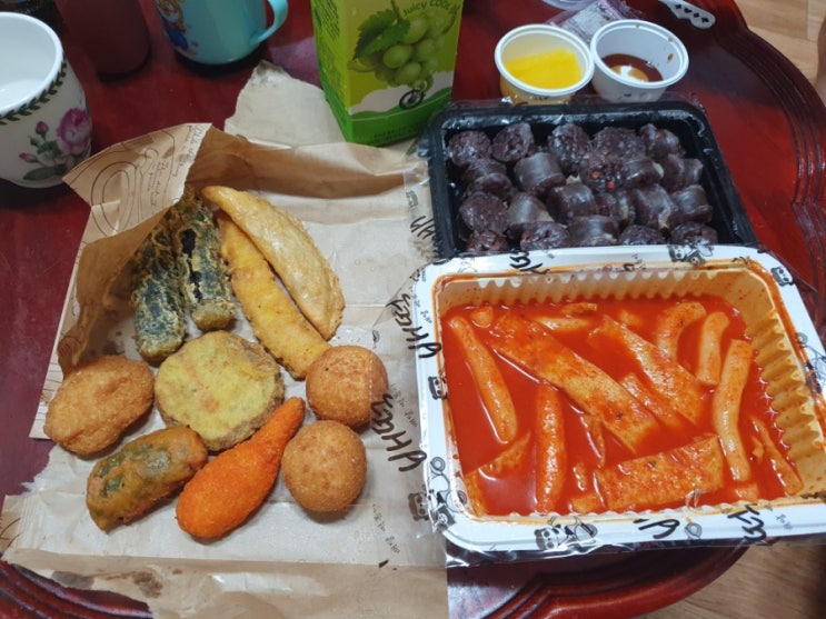 구미 떡볶이맛집 분식배달맛집 배떡 송정점 야식으로 골랐다 네이버 블로그