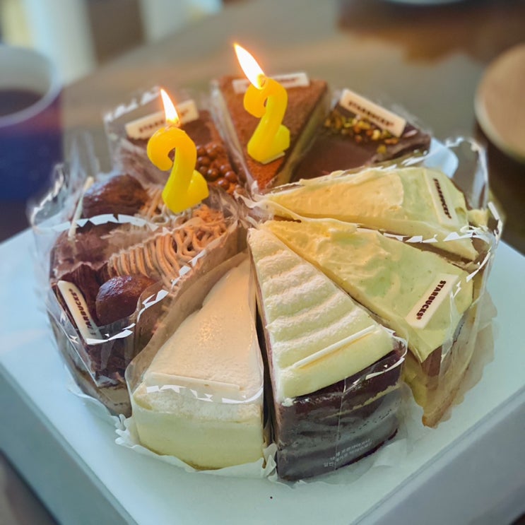 [내돈내산]스타벅스 홀케이크(feat. 가격, 조각케이크 추천) : 네이버 블로그