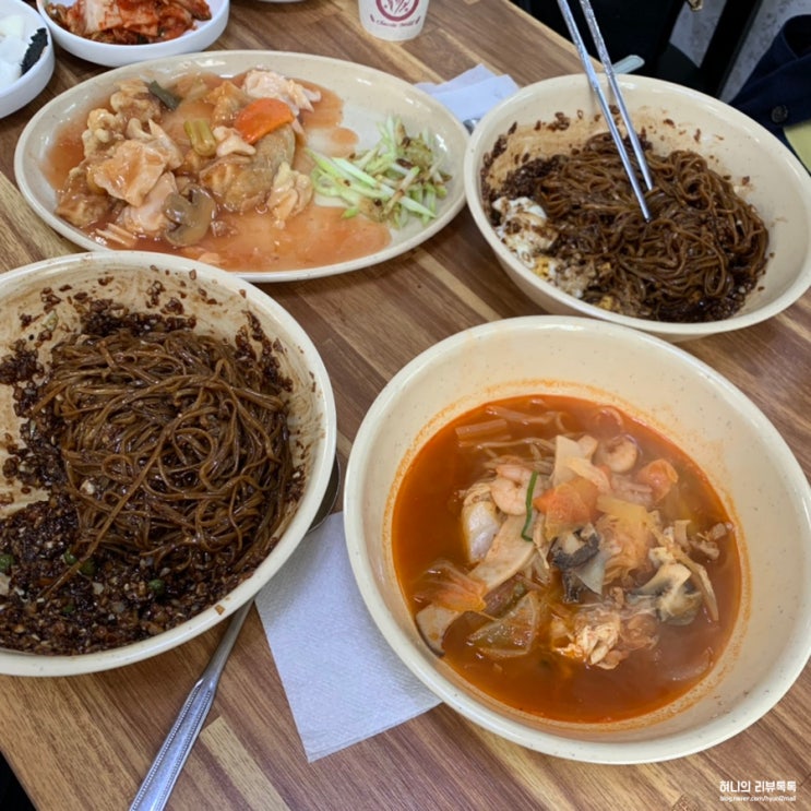 목포 맛집 중깐이 유명한 태동반점 탕수육과 짬뽕이 서비스 네이버 블로그