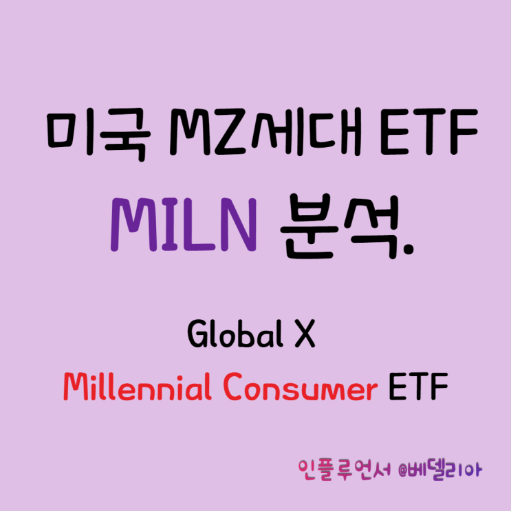 해외주식투자, 미국ETF] 미국 MZ세대 투자 ETF MILN(주가, 분석) : 네이버 블로그