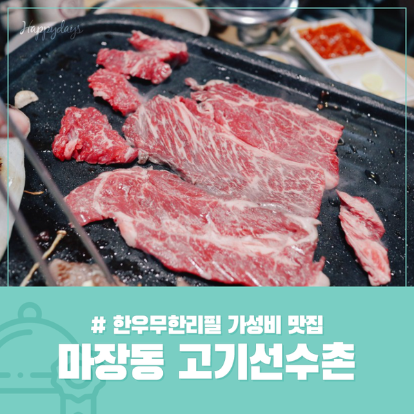 마장동 한우무한리필 가성비 맛집 고기선수촌 : 네이버 블로그