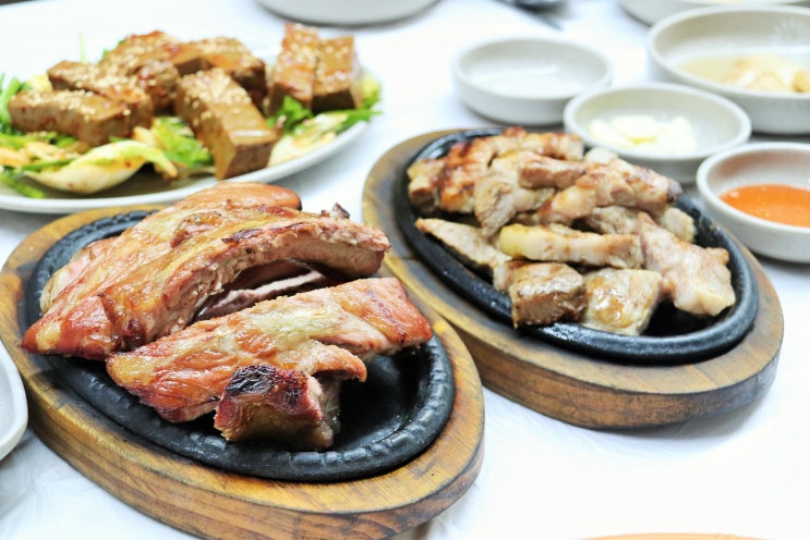 진안고을 마이산맛집 참나무 장작 통갈비와참나무장작 목살구이 전문점 벚꽃마을가든 네이버 블로그