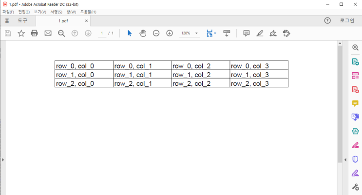 Java 언어와 itextpdf 를 이용하여서 테이블이 저장된 pdf 파일 생성하는 방법 : 네이버 블로그