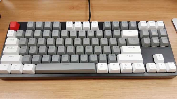 앱코 K511 광축 텐키리스 키보드를 구입했다. ft 눈물없이는 못 보는 포스팅 : 네이버 블로그