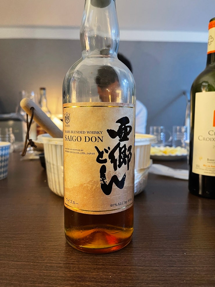 [일본위스키] 마스 블렌디드 위스키, 사이고돈(Mars Saigo Don Blended Whisky ) : 네이버 블로그