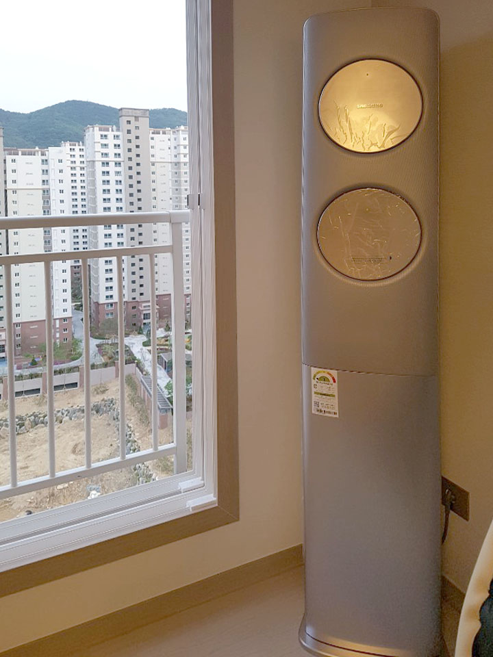 김해에어컨설치 율하2지구 원메이저 푸르지오 삼성 투인원 이전 설치 완료입니다 네이버 블로그