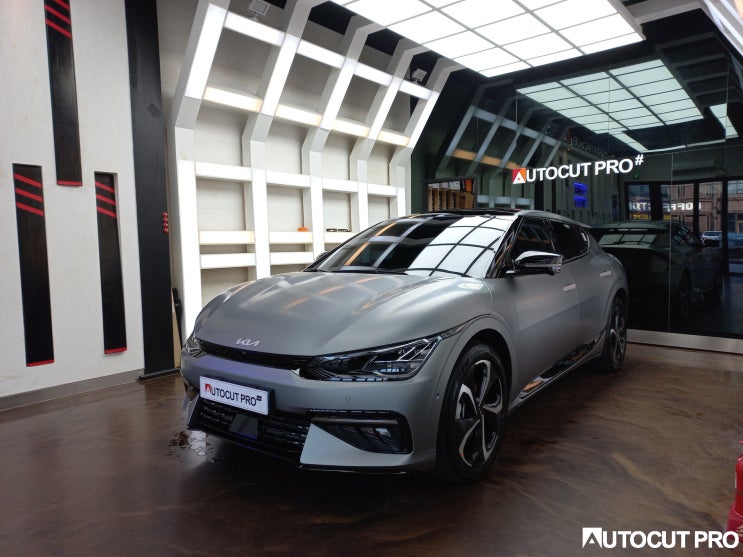 EV6 파주 신차패키지 무광PPF 프론트패키지PPF 시공. : 네이버 블로그