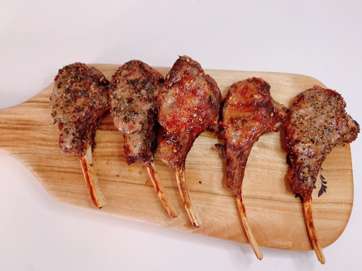 고메 프리미엄 프렌치랙 양갈비 홈쇼핑 구매 후기 조리법 네이버 블로그