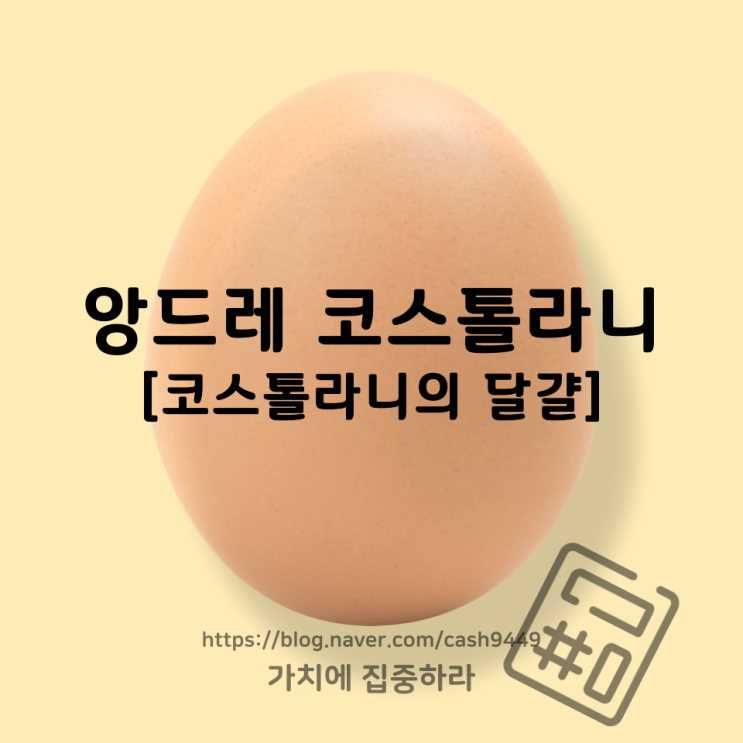 앙드레 코스톨라니의 달걀 금리 인상 달걀 이론 부동산 사이클 경기 사이클 명언 주식 호황기 주식시장 고점 네이버 블로그