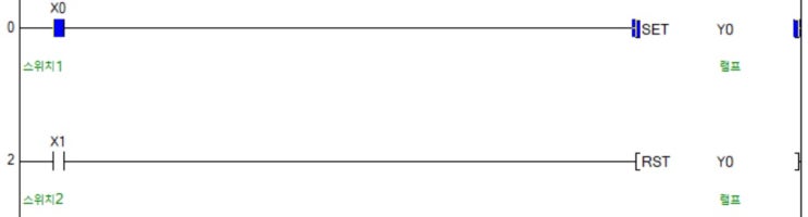 래더(Ladder)에서 사용하는 SET / RESET 명령어 활용법 (8화) : 네이버 블로그