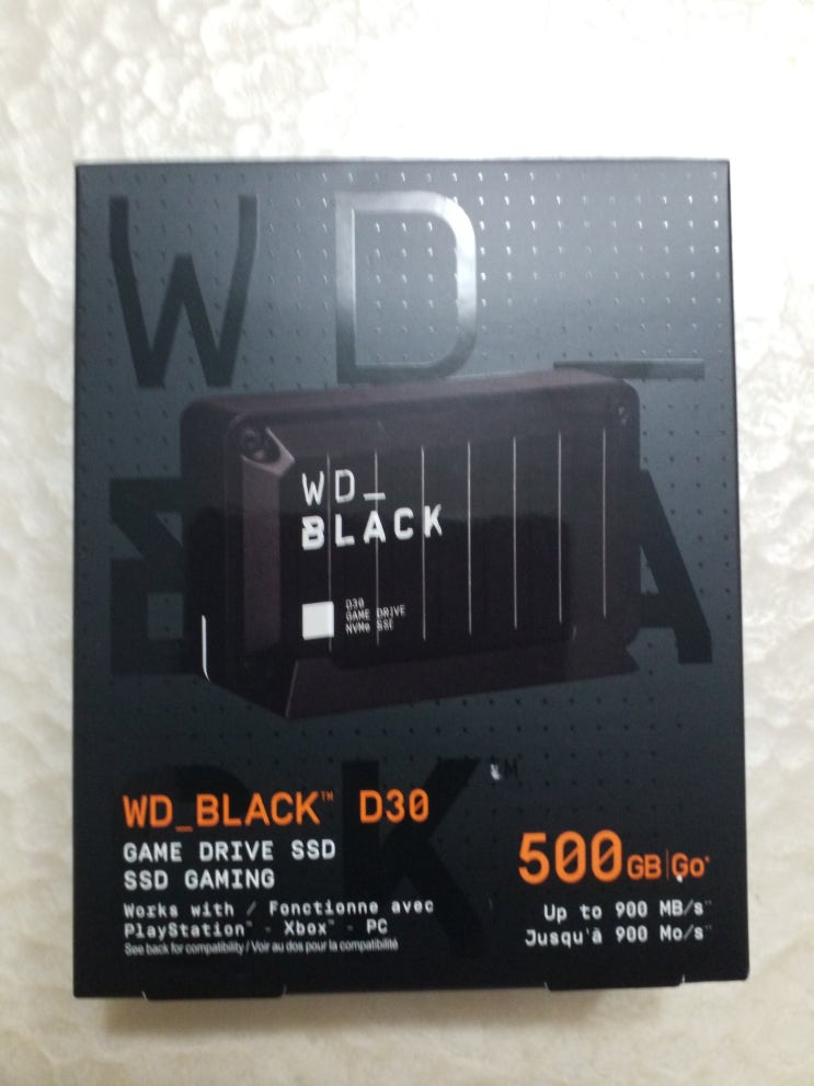 [체험기] WD 외장 SSD WD_BLACK D30 사용기 : 네이버 블로그