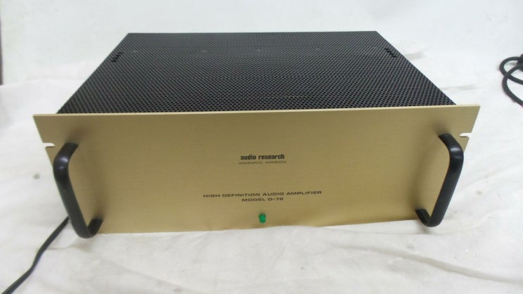Audio Research D76A 들쳐보기 : 네이버 블로그