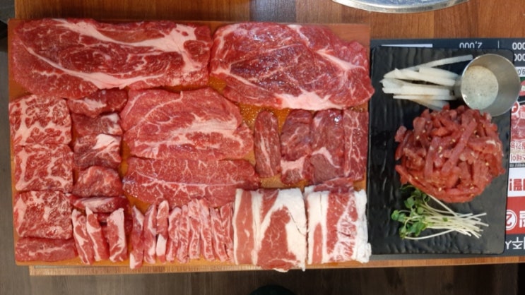독산맛집 독산동 소고기 채영진의명품생고기무한리필 독산점 스테이크도 먹고 가 네이버 블로그