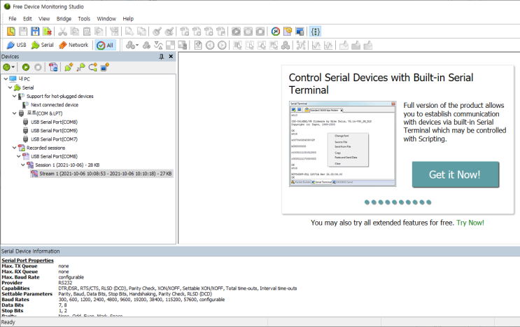 Serial 통신 Sniffing Tool - Free Device Monitor Studio : 네이버 블로그