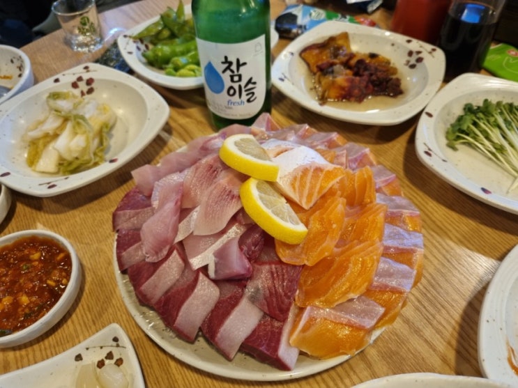 홍대 바다회사랑 2호점 웨이팅 방어 And 연어 횟집 네이버 블로그