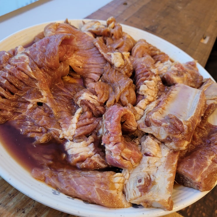 양산 초원참숯골 증산점 돼지갈비가 제대로인 고기집 내돈내먹 네이버 블로그