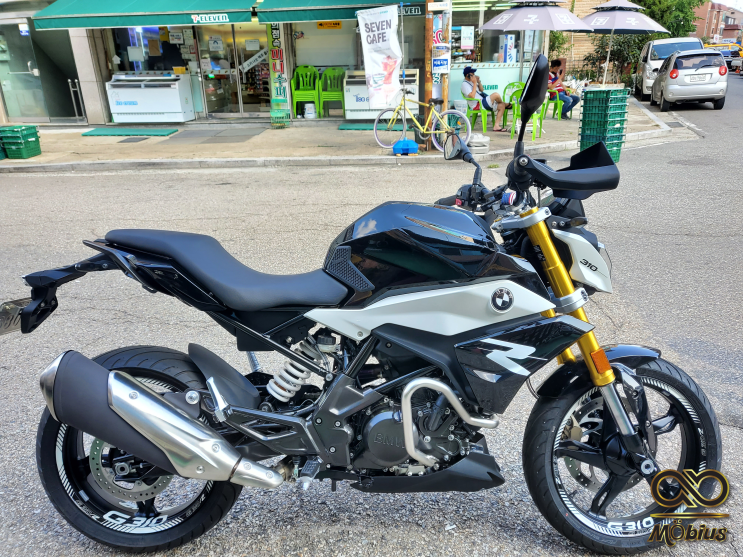 [뫼비우스] BMW G310r 탱크ppf, 포인트데칼, 휠데칼 / BMW G310R Tank PPF, Wheel Decal ...